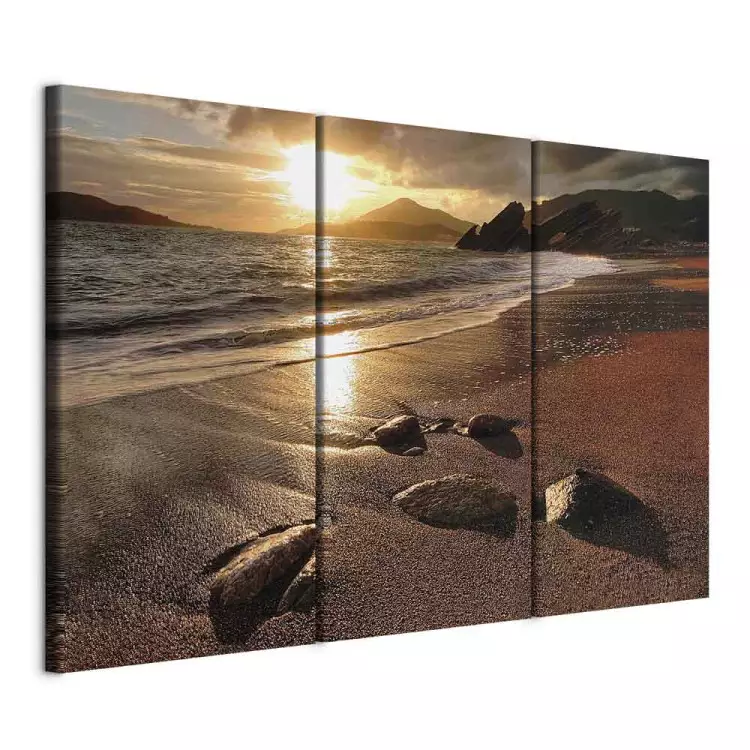 Tavla Stranden i Rafailovici (3-del) - havslandskap och klipplandskap ...