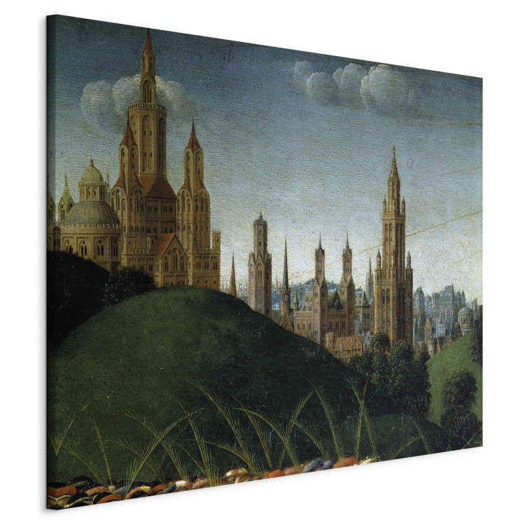 Tavla Adoration of the lamb - Jan van Eyck - Reproduktioner